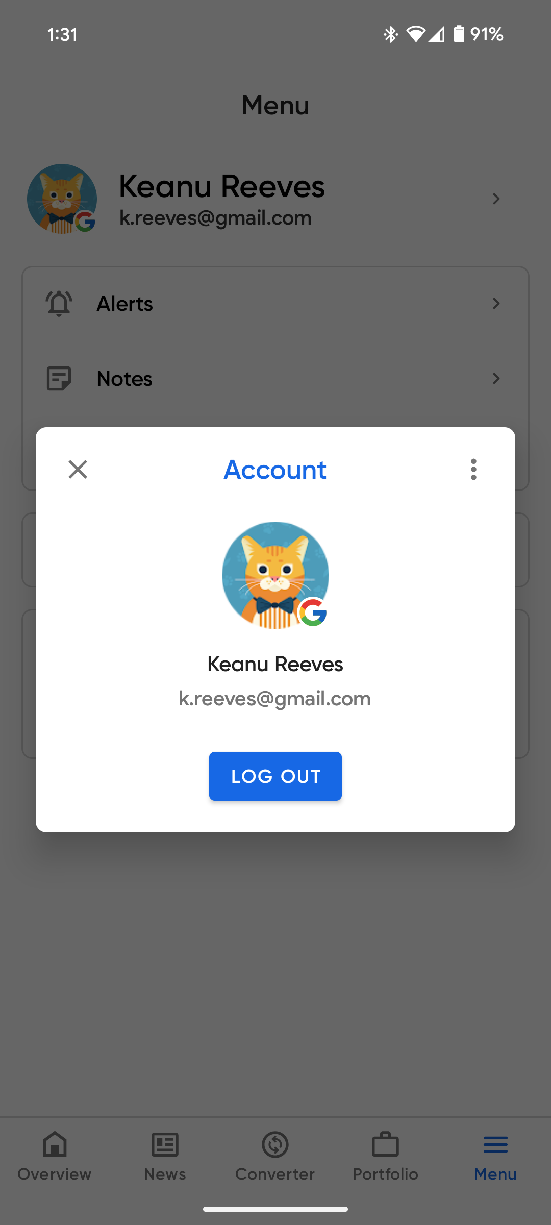 Coino: Account Deletion – NikitaDev